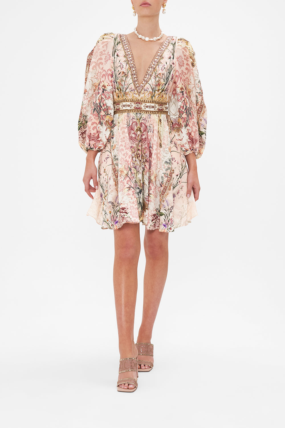 Blouson Flared Dress, Kissed By The Prince | CAMILLA AU – CAMILLA