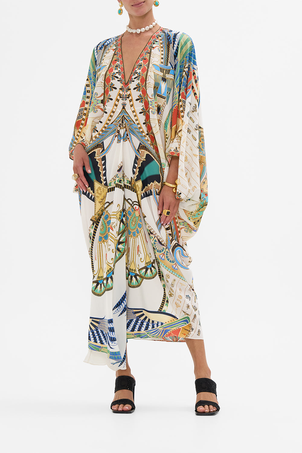 The Valley Of The Queens T Shape Long Kaftan| CAMILLA AU – CAMILLA