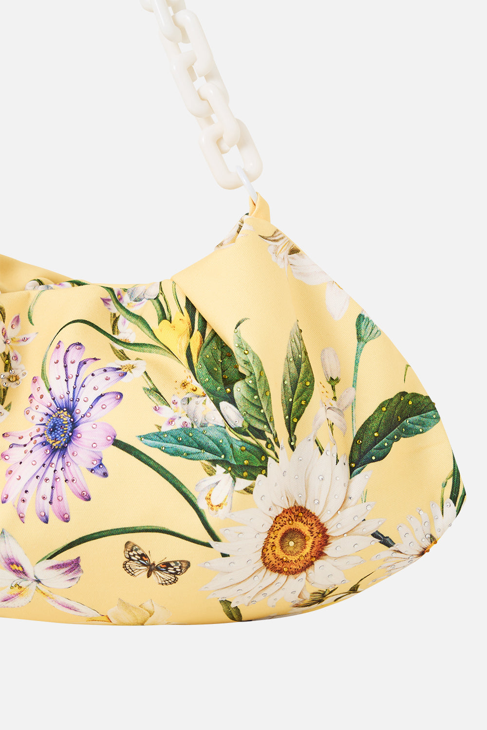 The Daisy Chains Oversized Clutch With Chain | CAMILLA AU – CAMILLA