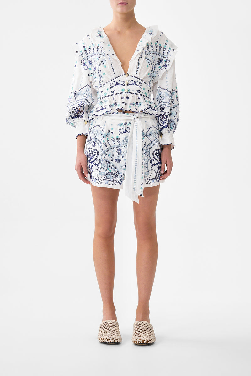 All About That Lace Tuck Front Short | CAMILLA AU – CAMILLA