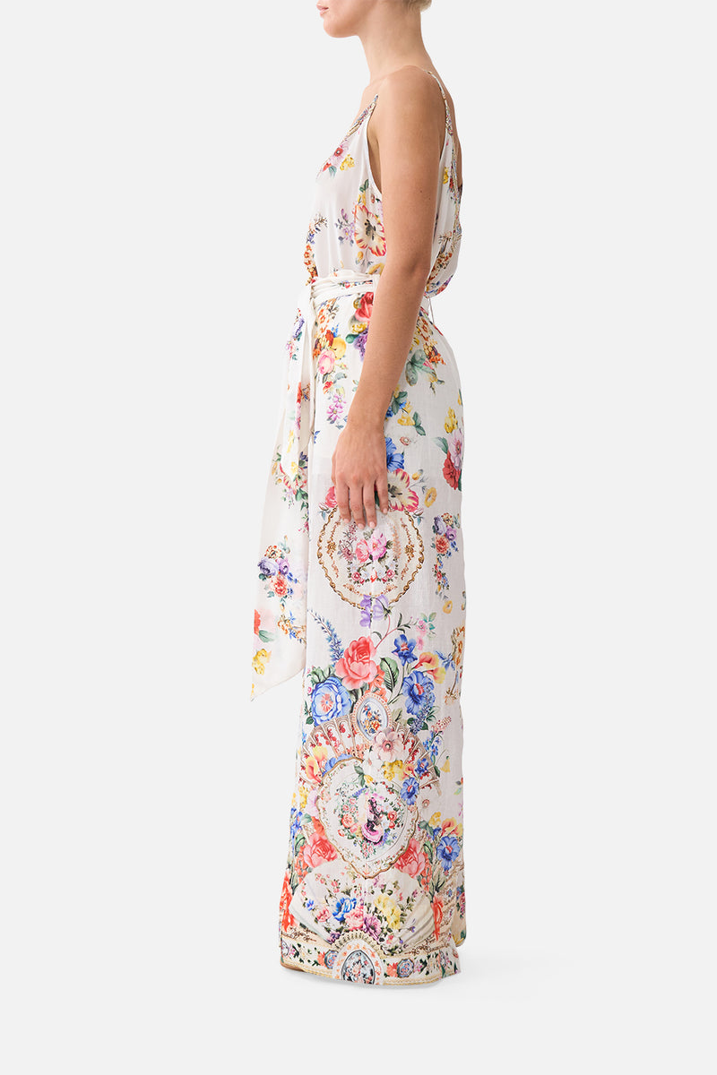 The I Left My Heart In Granada Scarf Belt Wide Leg Pant | CAMILLA AU ...