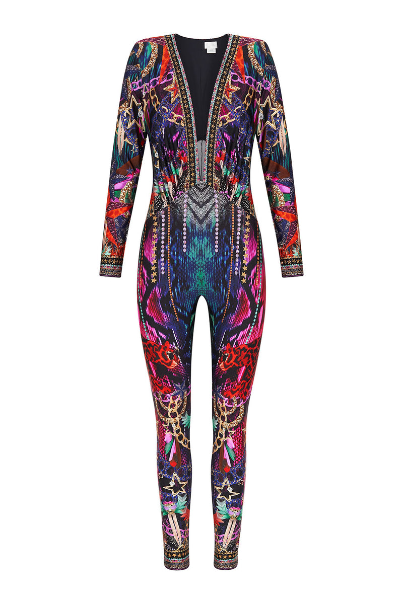 Plunge Front Catsuit, Rocket Woman | CAMILLA AU – CAMILLA