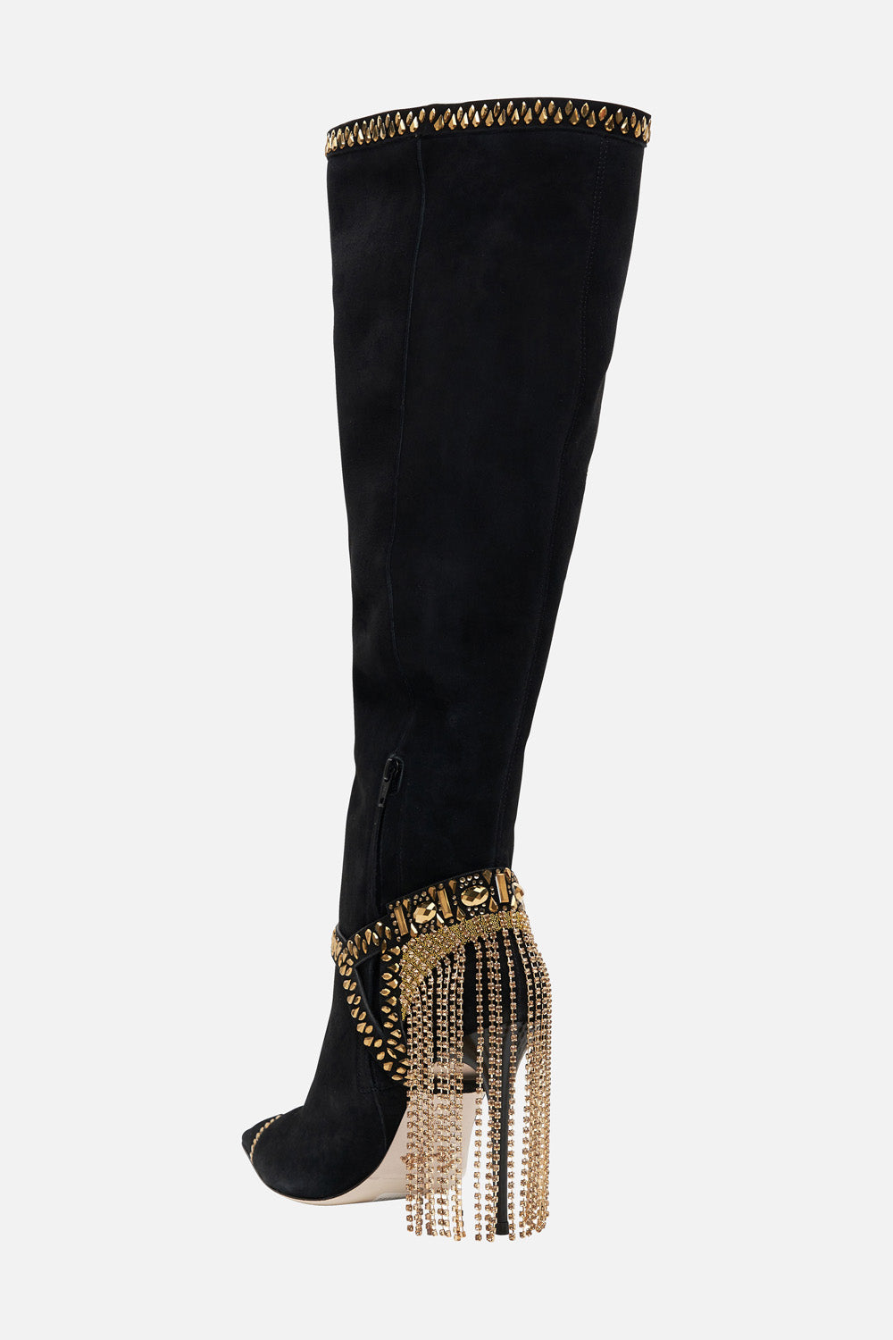 Knee High Stiletto Boot, Solid Black | CAMILLA AU – CAMILLA