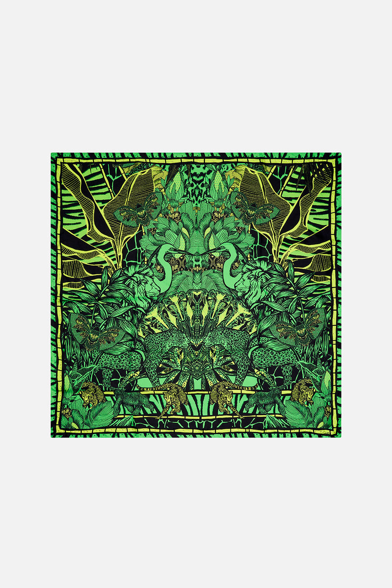 Large Square Scarf, Gorilla Groove | CAMILLA AU – CAMILLA