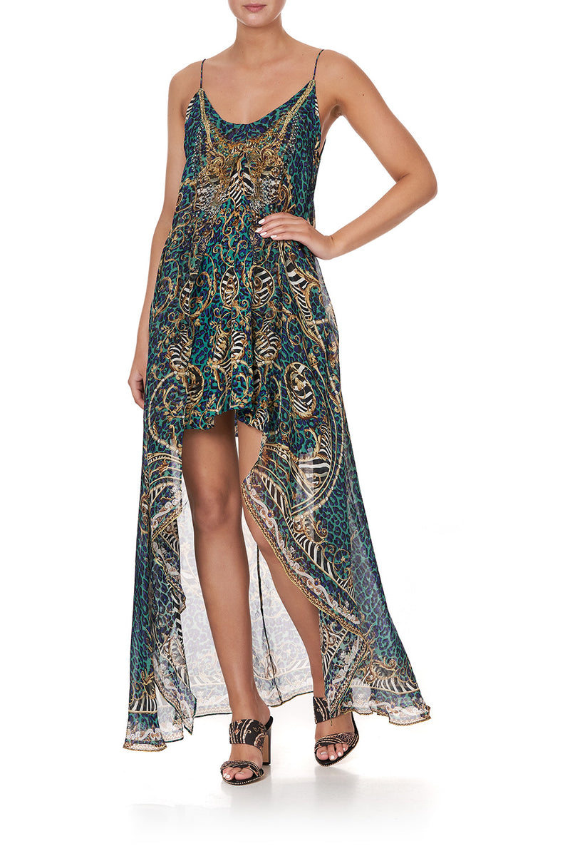 Flared Mini With Sheer Overlay | CAMILLA AU – CAMILLA