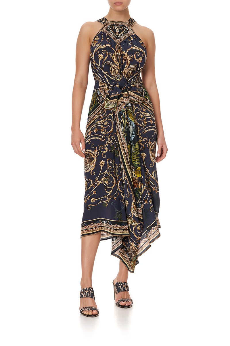 Long Dress With Halter Neckline| CAMILLA AU – CAMILLA