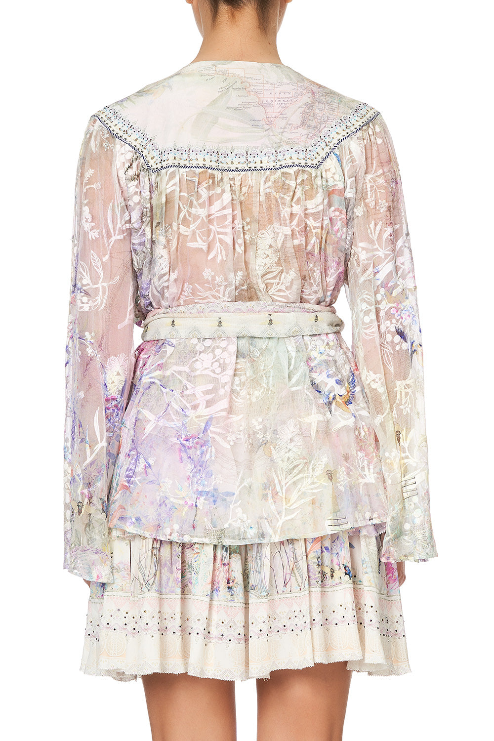 Wrap Blouse With Yoke, Mermaid Milla | CAMILLA AU – CAMILLA