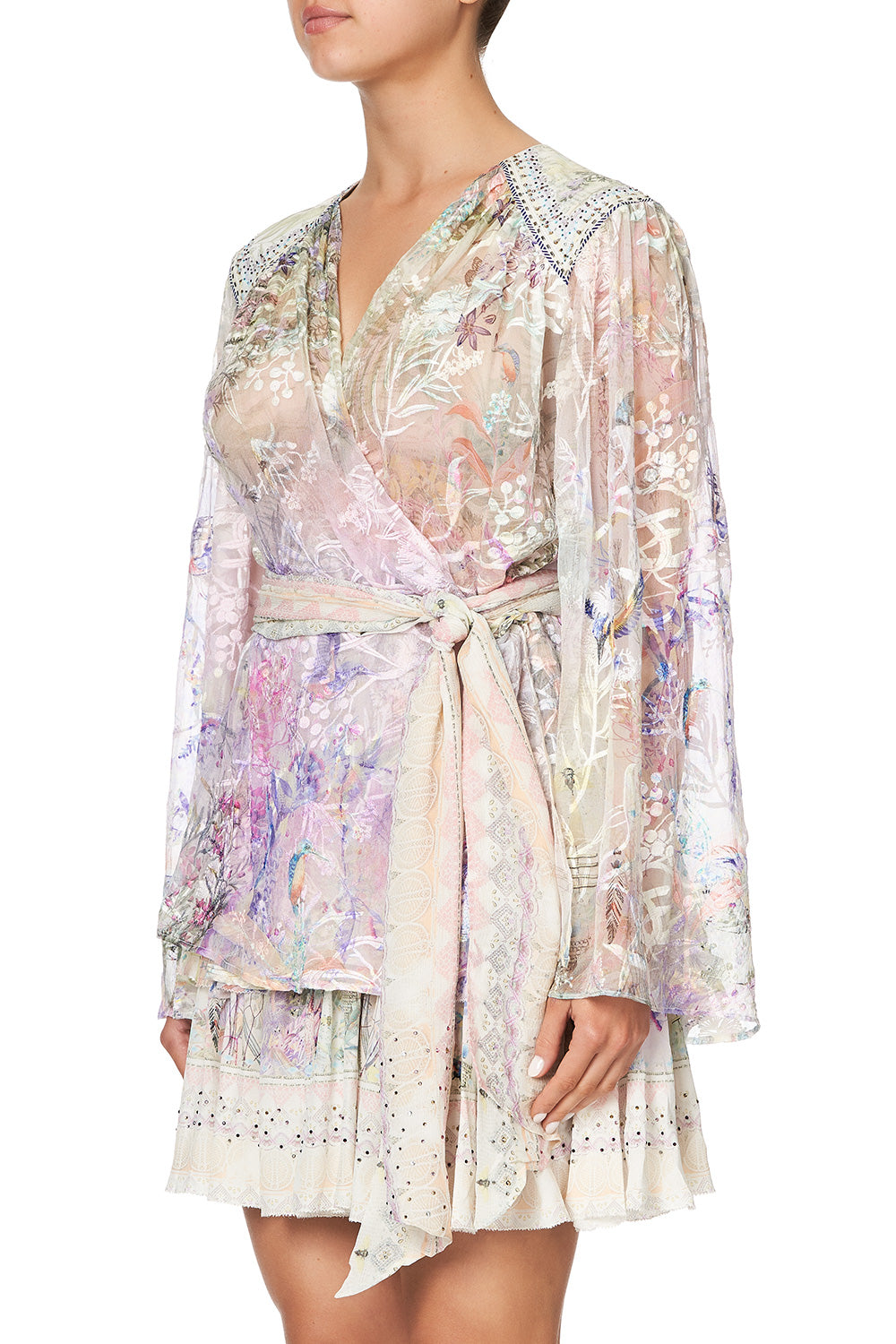 Wrap Blouse With Yoke, Mermaid Milla | CAMILLA AU – CAMILLA